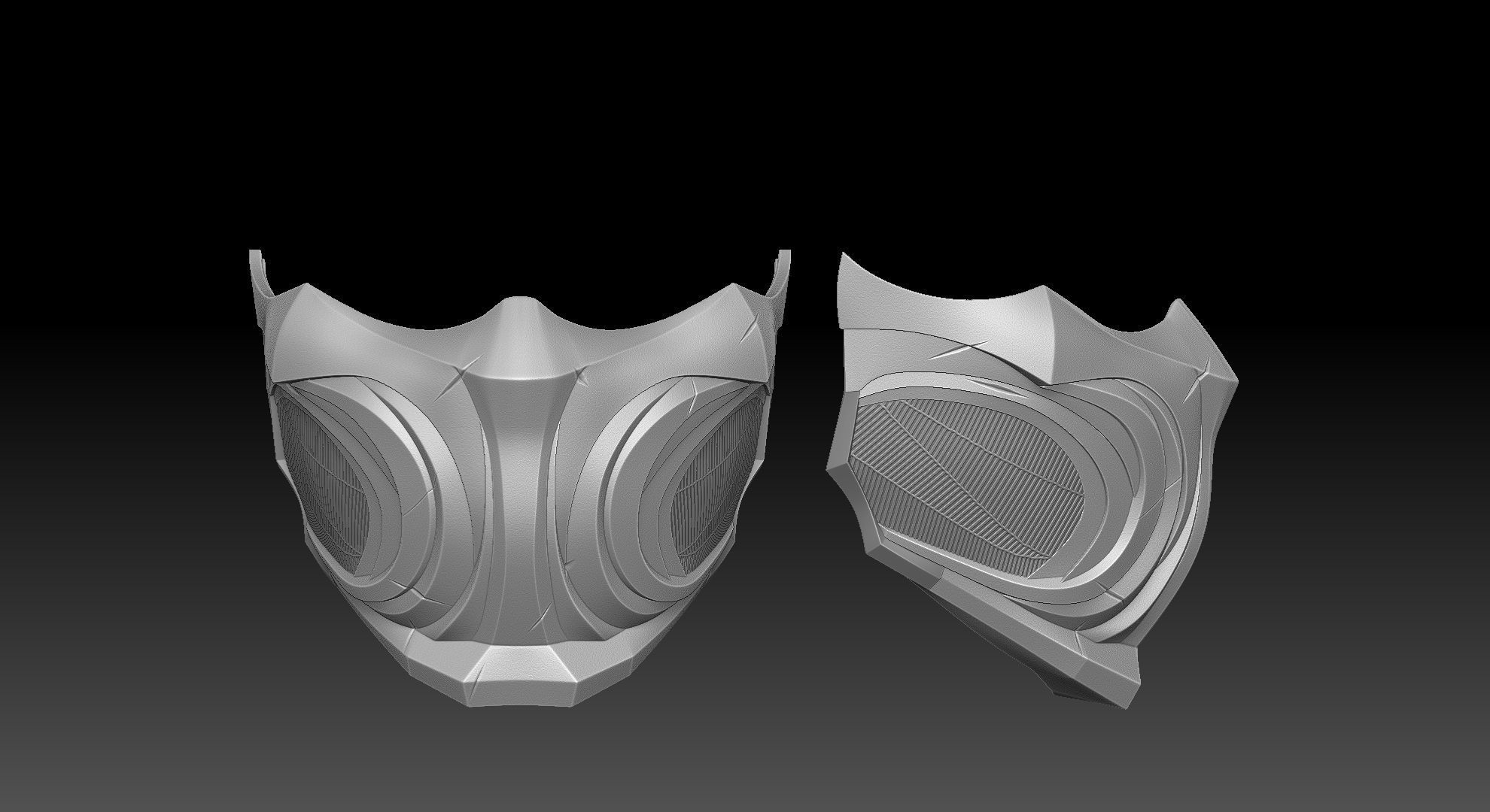 Scorpion Mask 3D model 3D printable | CGTrader