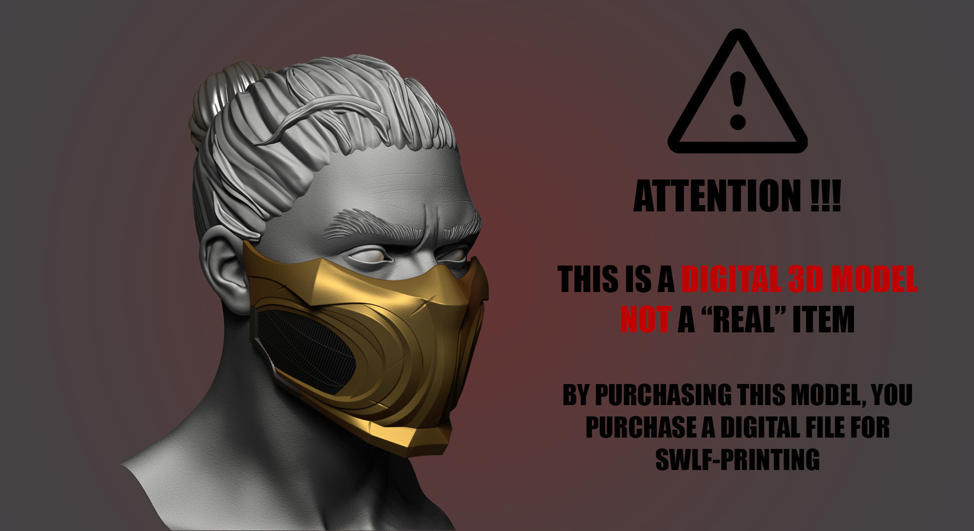 Scorpion Mask 3D model 3D printable | CGTrader