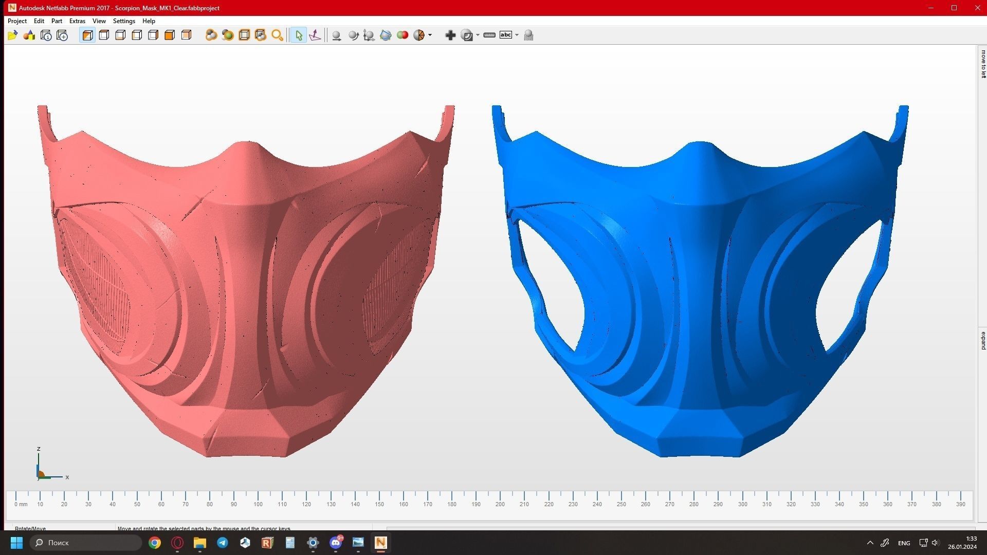 Scorpion Mask 3D model 3D printable | CGTrader