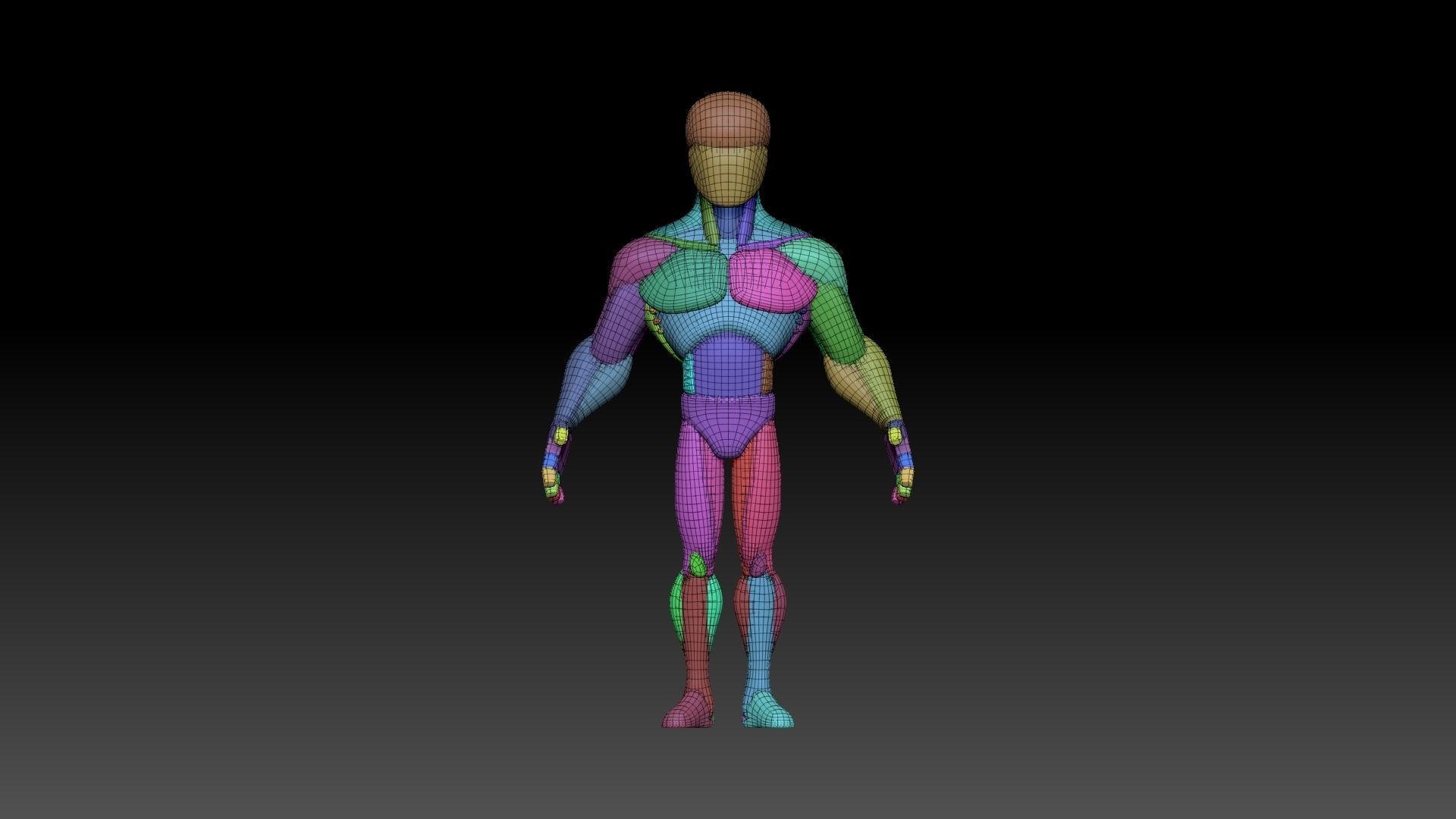 Cartoon base mesh 3D model | CGTrader