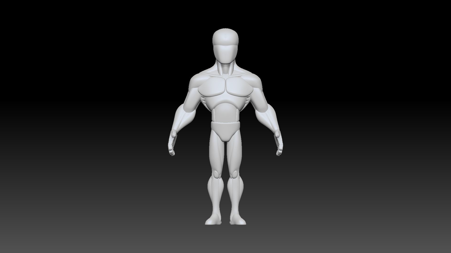 Cartoon base mesh 3D model | CGTrader