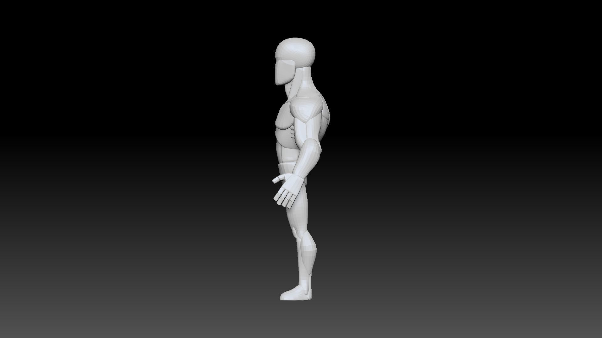 Cartoon base mesh 3D model | CGTrader