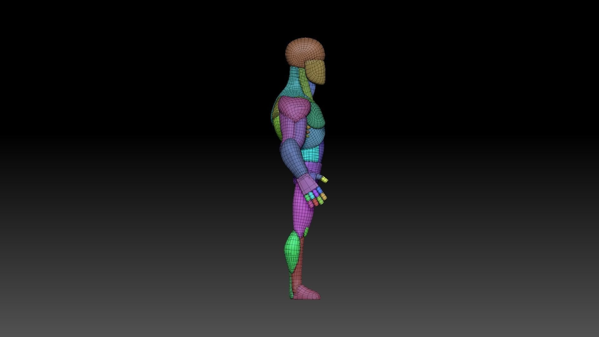 Cartoon base mesh 3D model | CGTrader