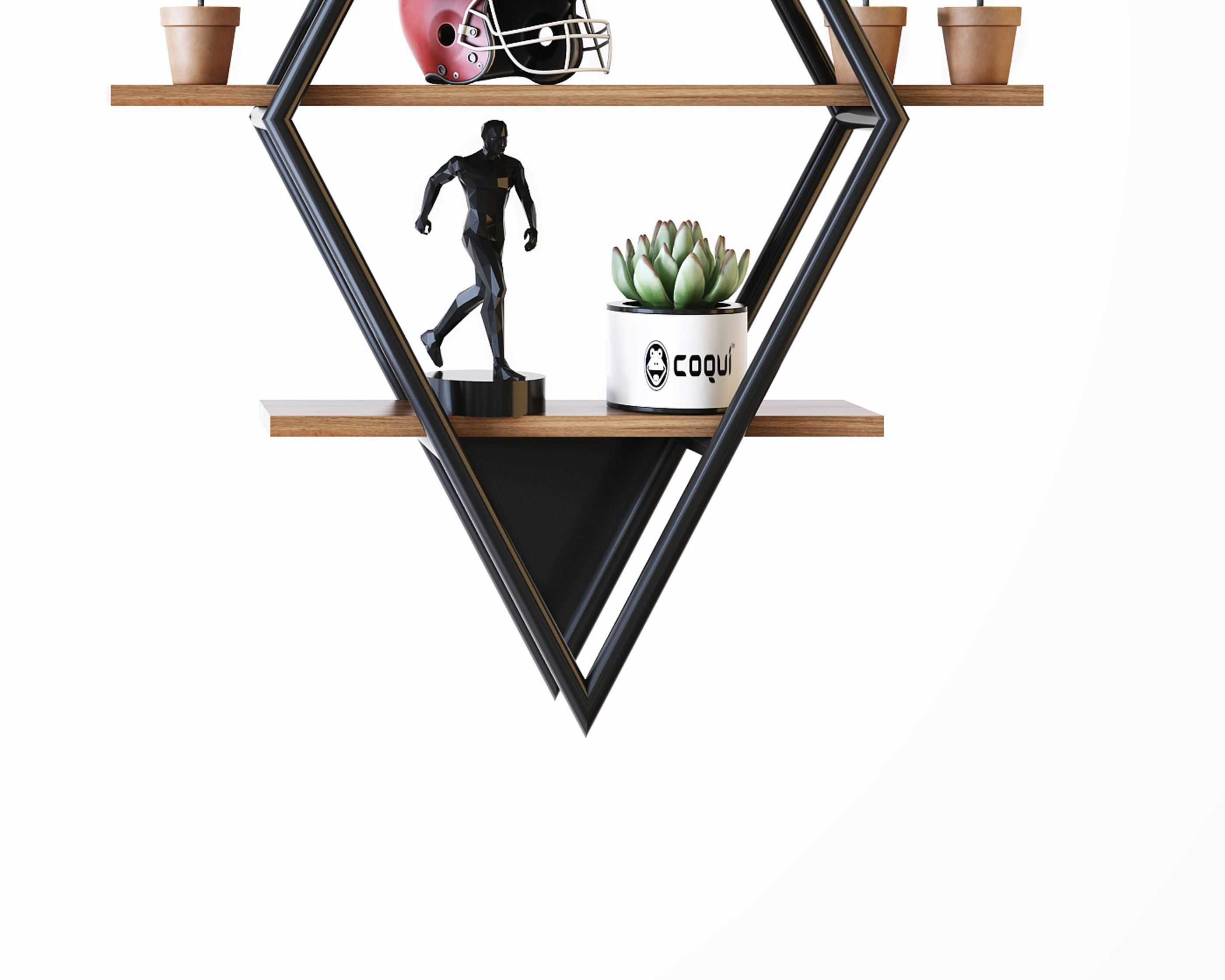 Art Frame Wall Decoration Iron 3D model | CGTrader