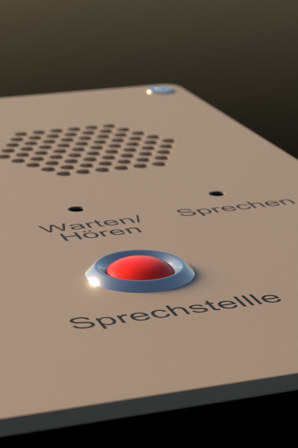 intercom from german train free VR / AR / low-poly 3D model | CGTrader