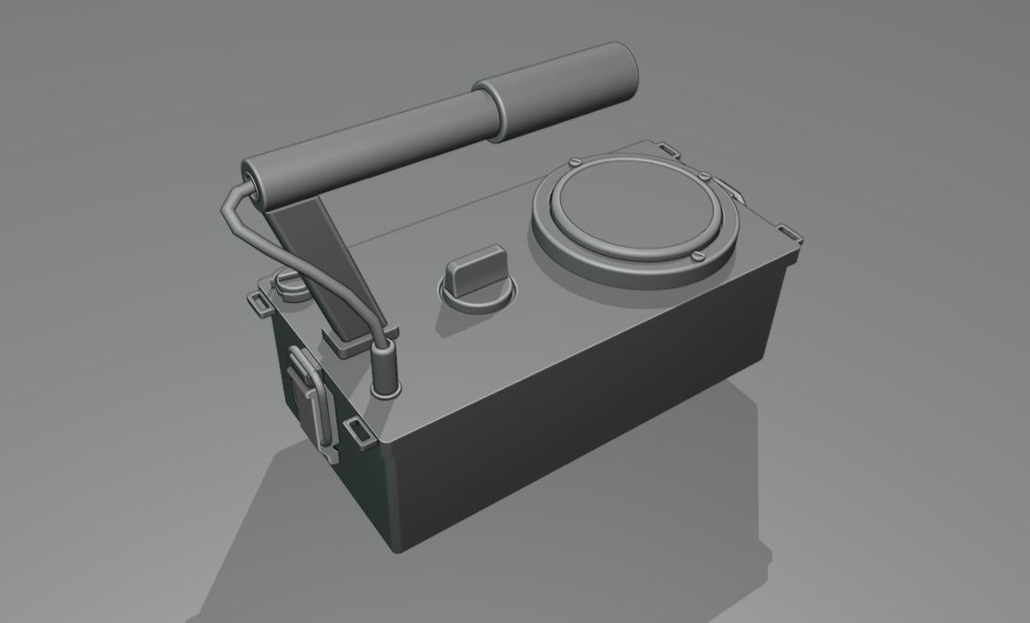 Geiger Counter Radiation Detector 3D model | CGTrader