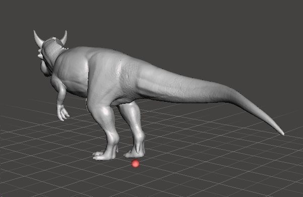 REALISTIC GREYMON T-REX FIGURE MINIATURE MODEL DINOSAUR MONSTER 3D ...