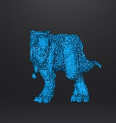 SAVAGE T-REX FIGURE MINIATURE MODEL DINOSAUR MONSTER DND RPG 3D model ...