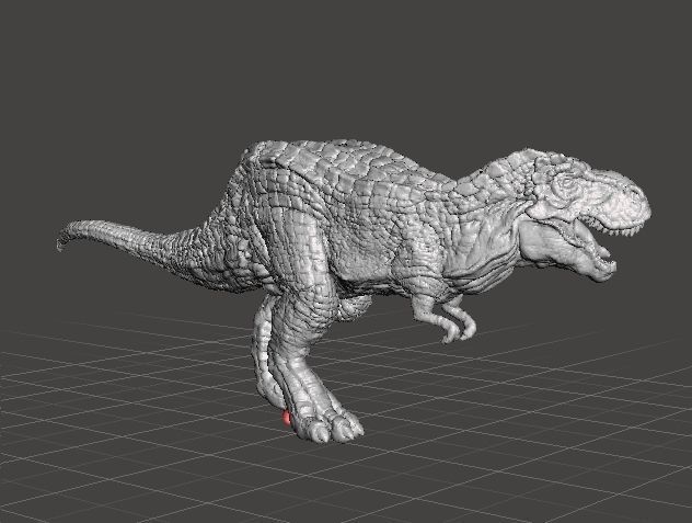 SAVAGE T-REX FIGURE MINIATURE MODEL DINOSAUR MONSTER DND RPG 3D model ...