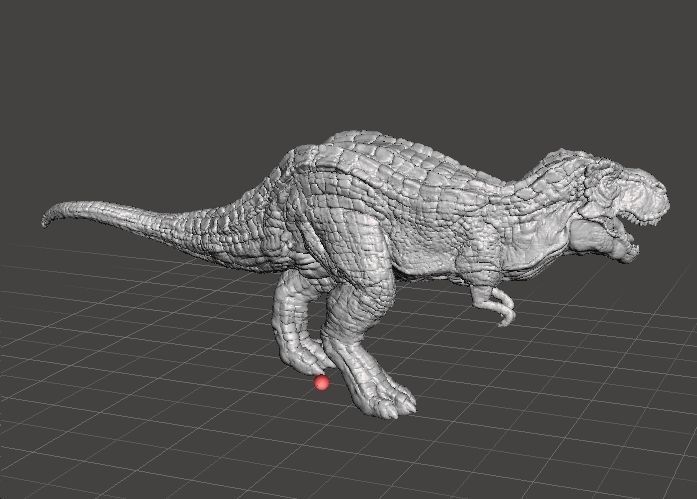 SAVAGE T-REX FIGURE MINIATURE MODEL DINOSAUR MONSTER DND RPG 3D model ...