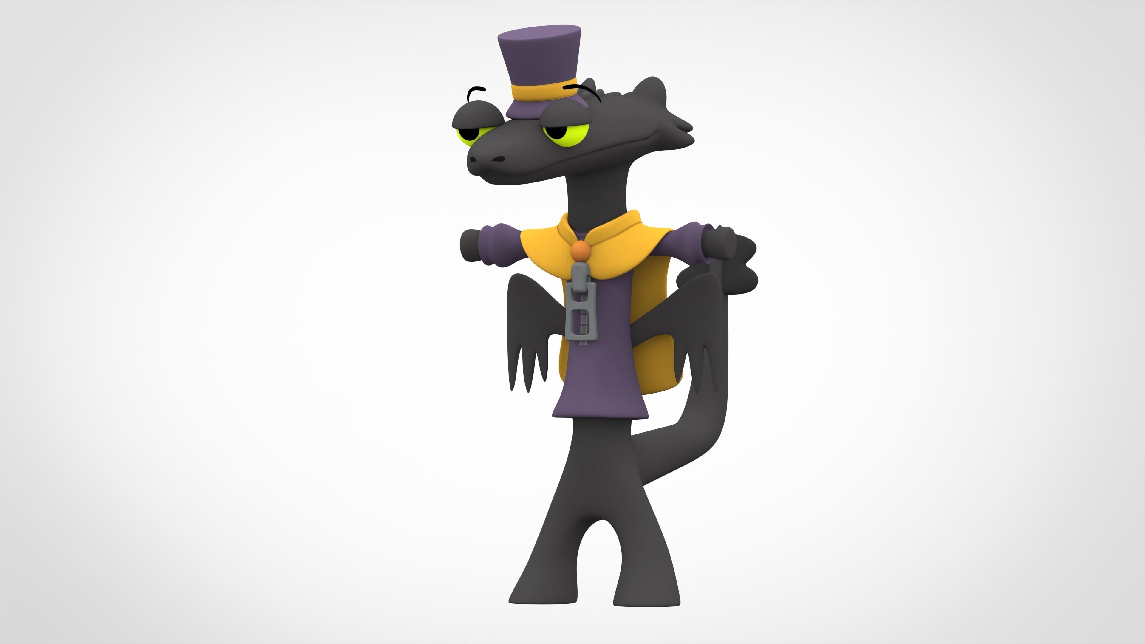 Hat Kid Toothless Smug Dancin 3D model | CGTrader