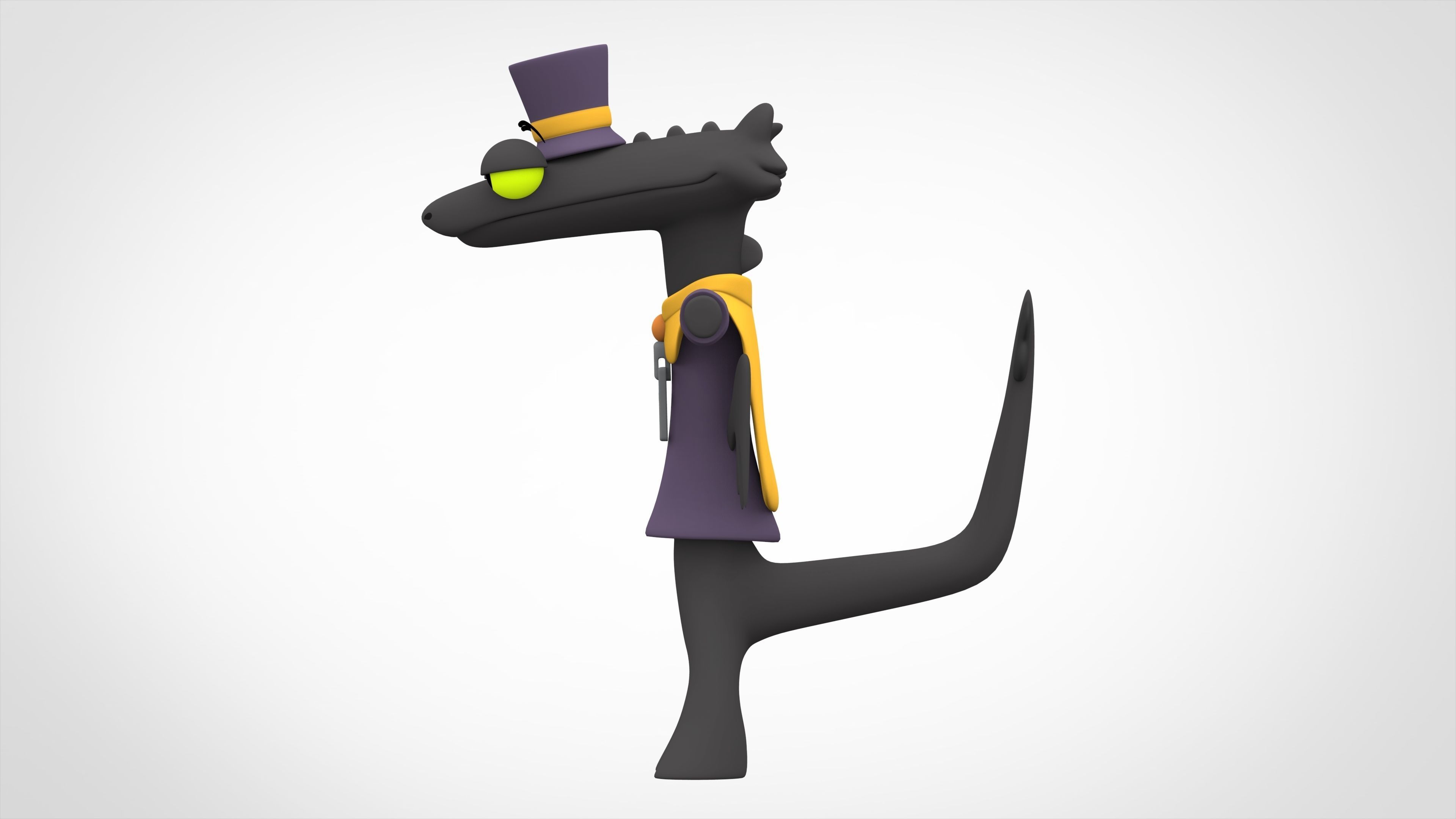Hat Kid Toothless Smug Dancin 3D model | CGTrader