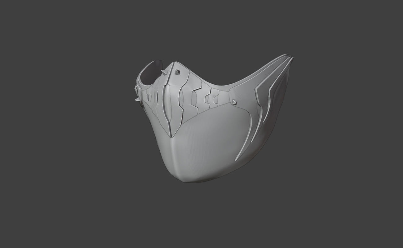 Mileena mask from MK1 - Empress regnant 3D model 3D printable | CGTrader