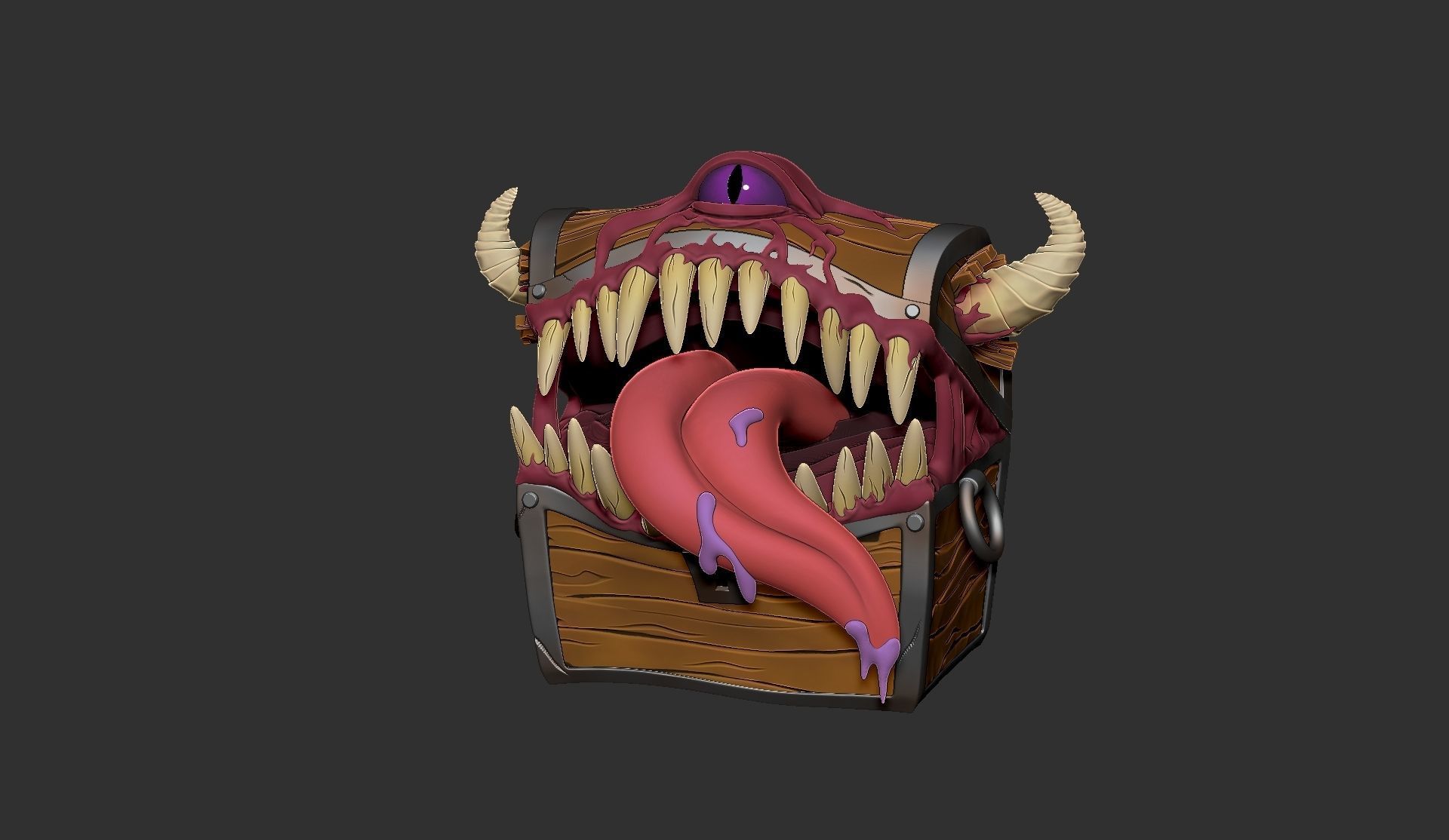 mimic dungeon and dragons free 3D model 3D printable | CGTrader