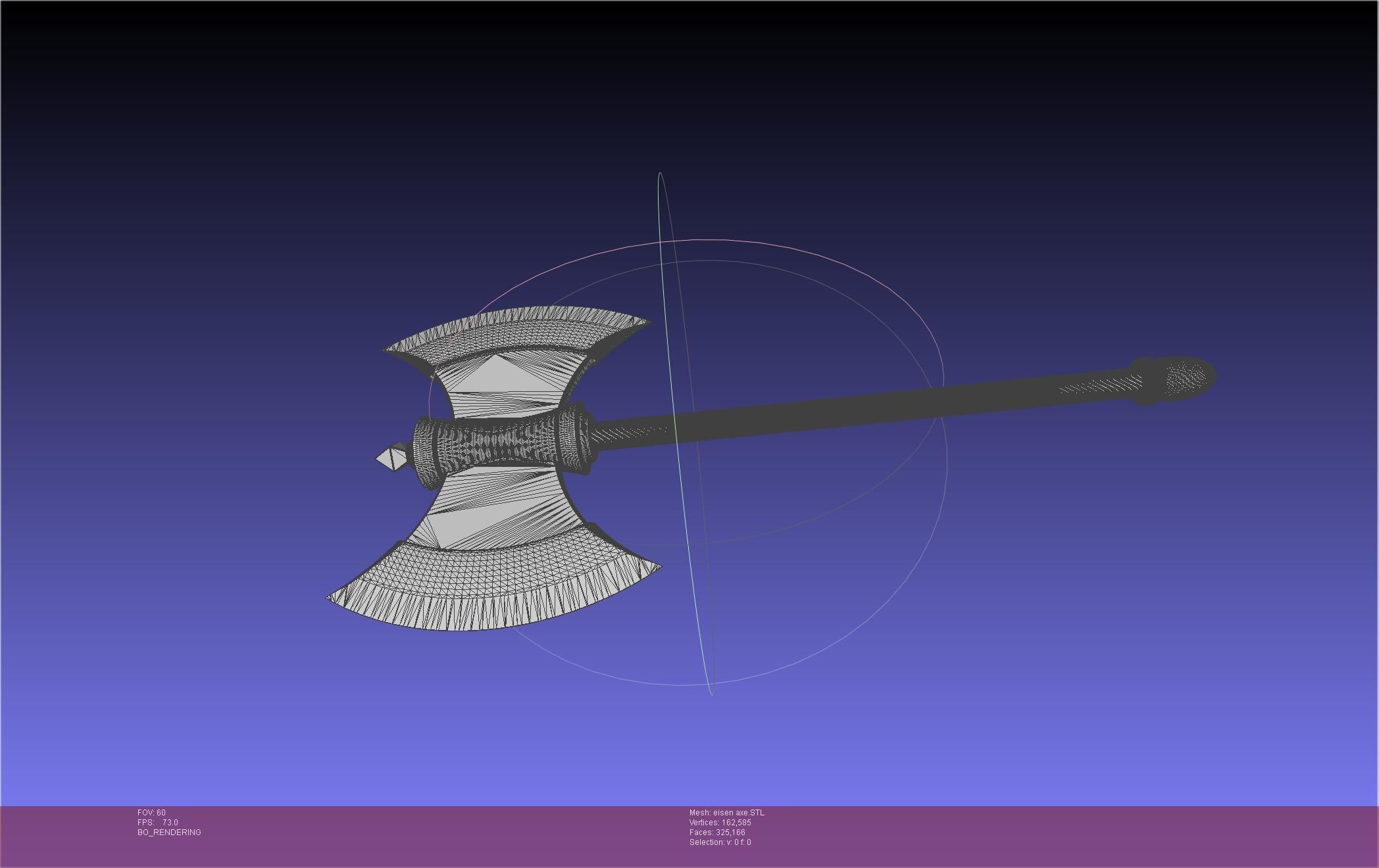 Frieren Eisen Axe Printable Model 3D model 3D printable | CGTrader