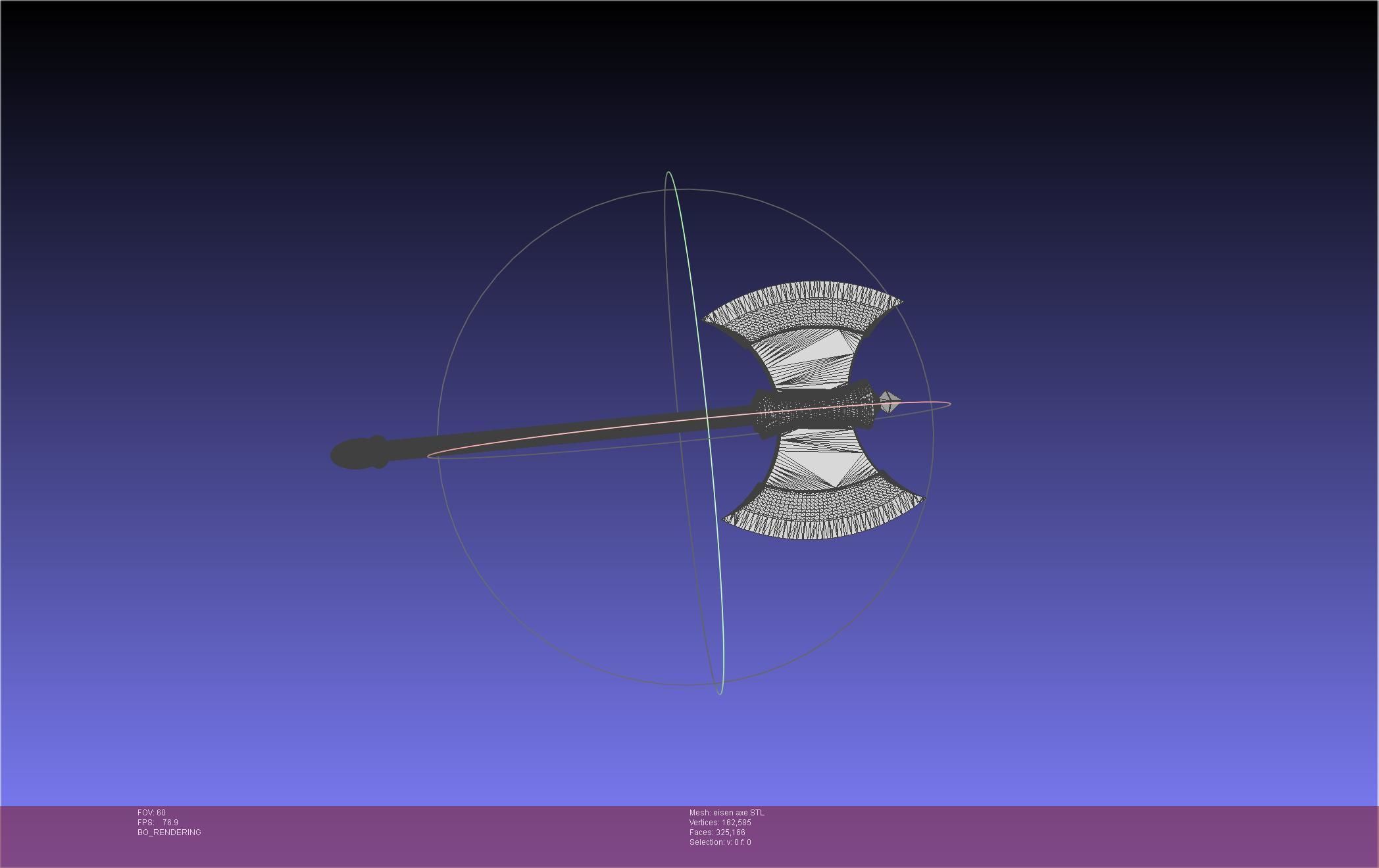Frieren Eisen Axe Printable Model 3D model 3D printable | CGTrader