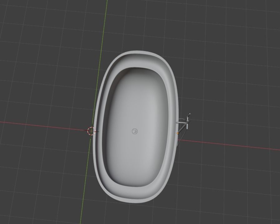 Simple Bath tub free VR / AR / low-poly 3D model | CGTrader