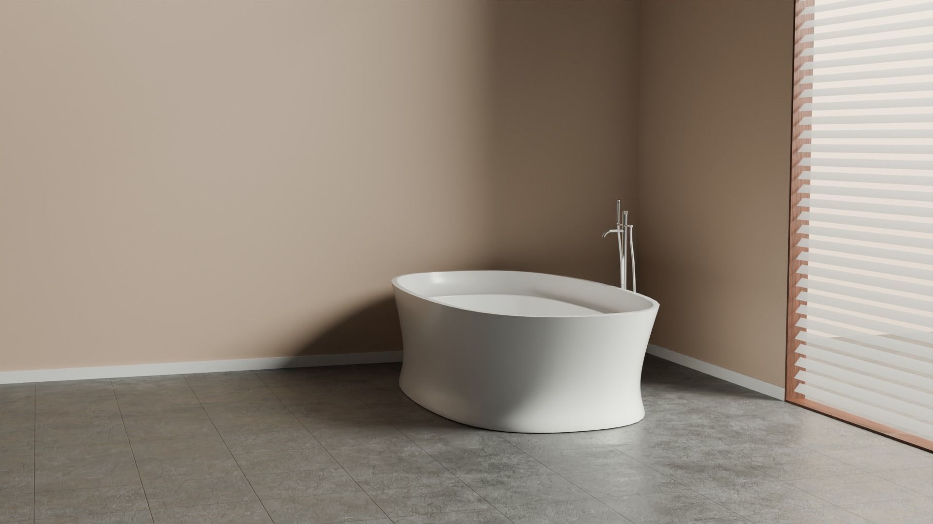 Simple Bath tub free VR / AR / low-poly 3D model | CGTrader