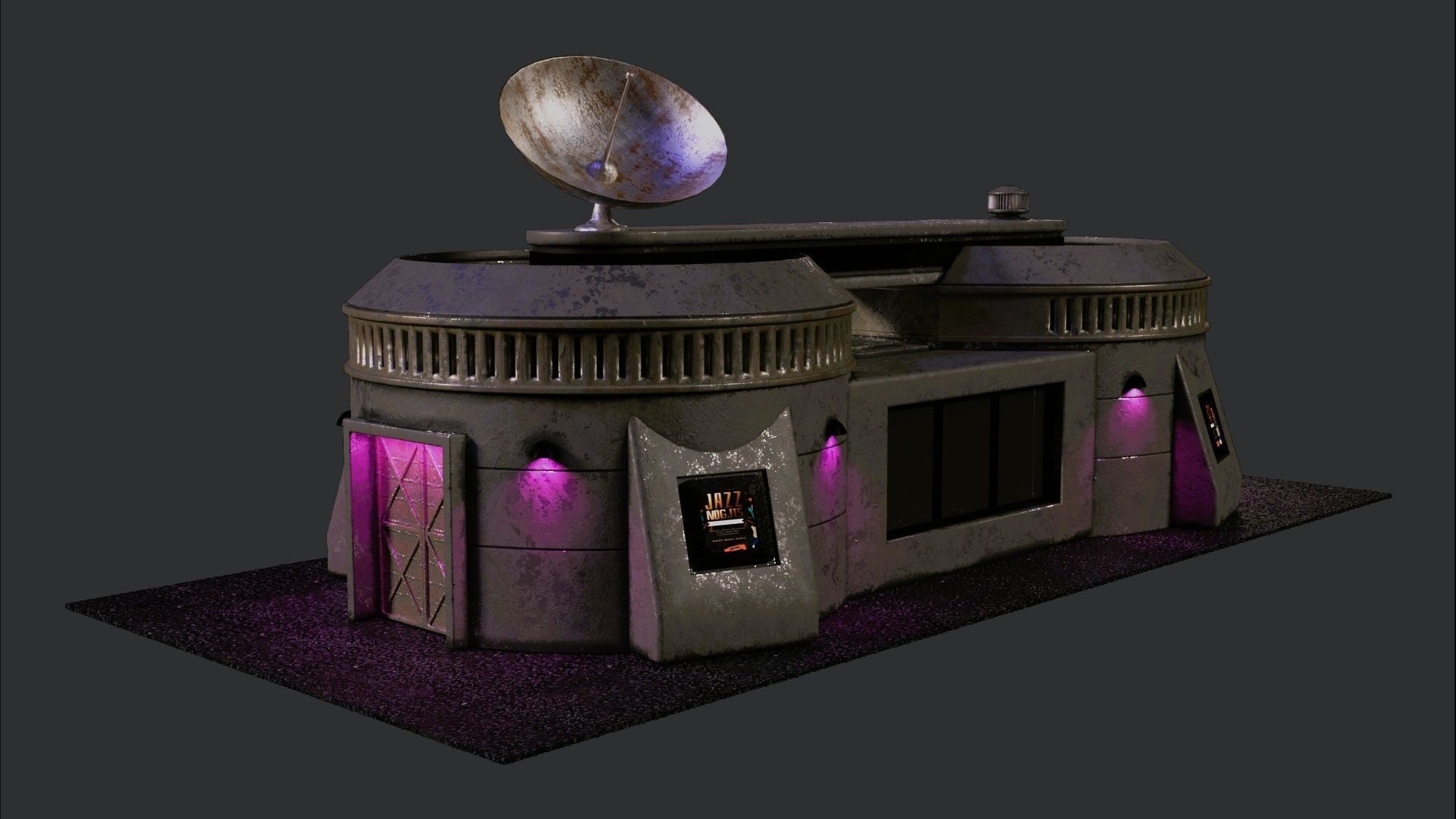 3D model Blade Runner Sci-Fi Building VR / AR / low-poly | CGTrader