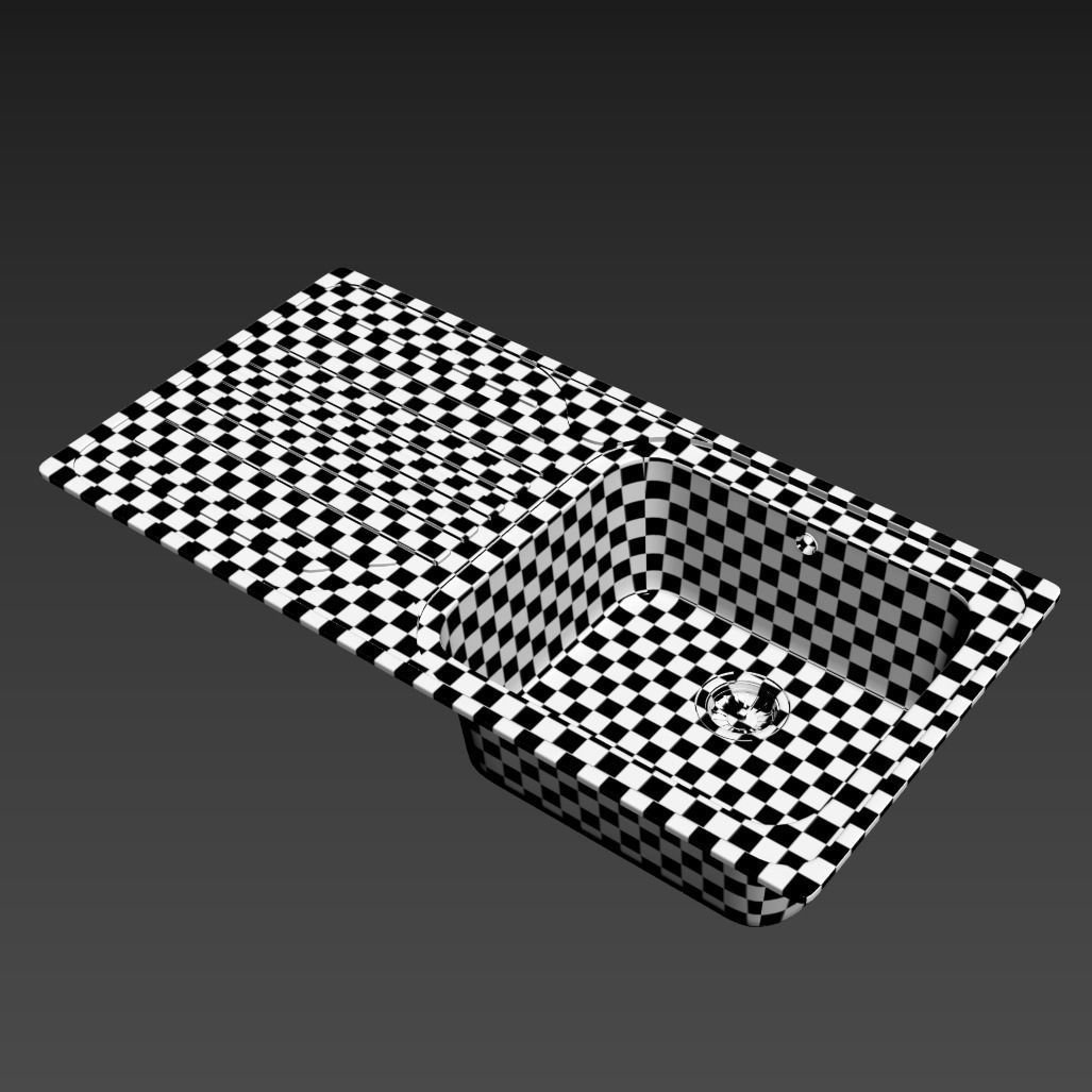 Sink Teka Classic Max 1000 1B 1D 3D model | CGTrader