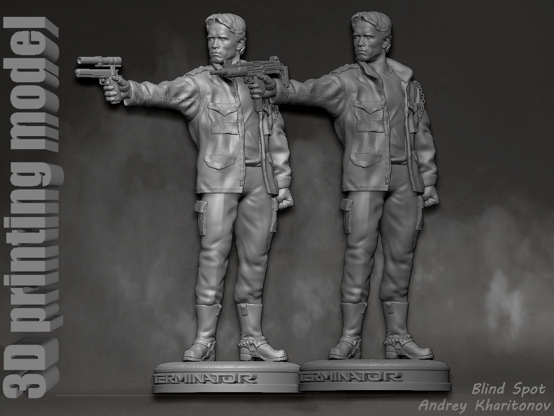 TERMINATOR 1 in 2 3D model 3D printable | CGTrader