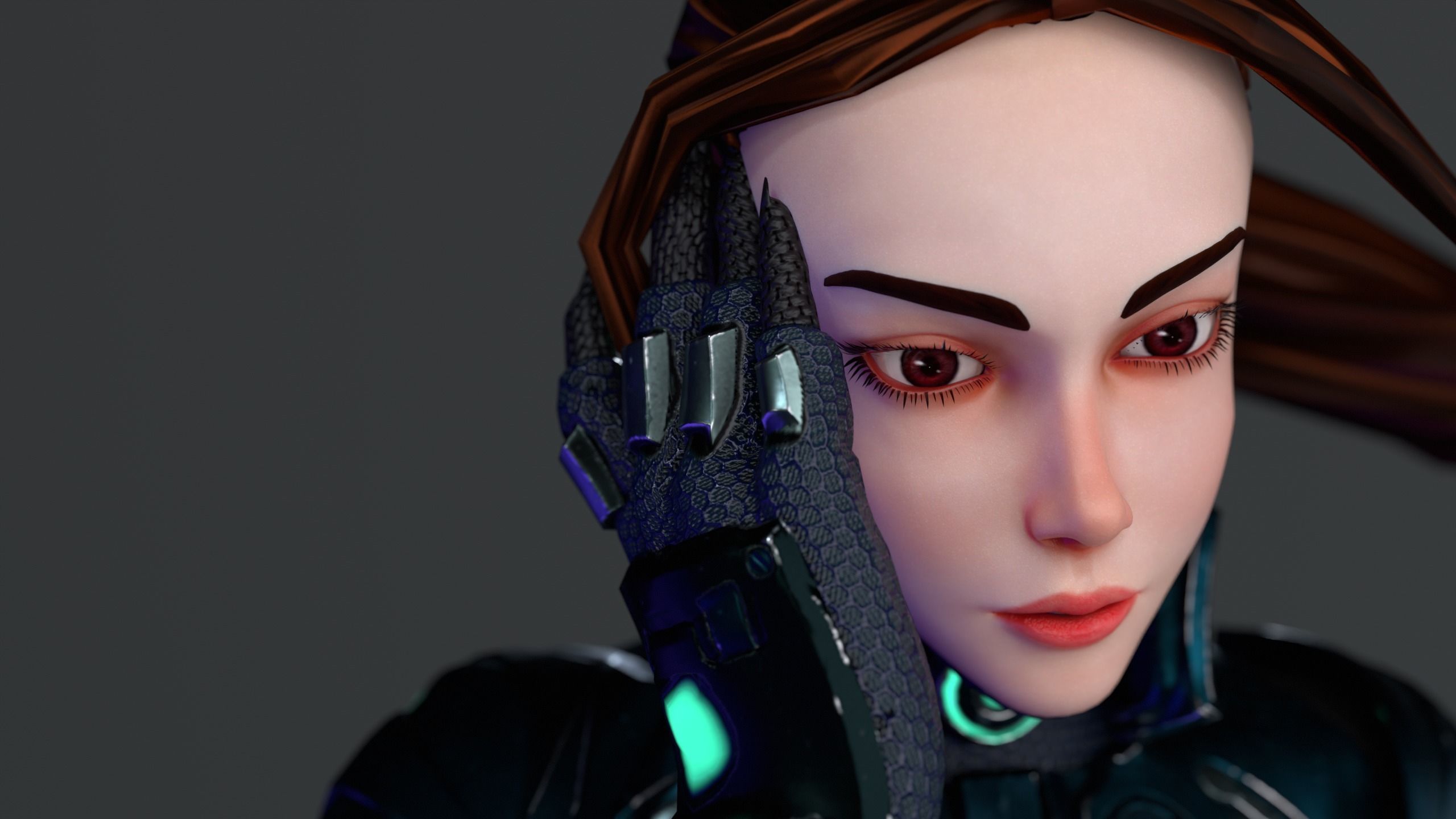 Vicky Female Sci Fi Character Free Rig Free Vr Ar Low Poly 3d Model Rigged Cgtrader 
