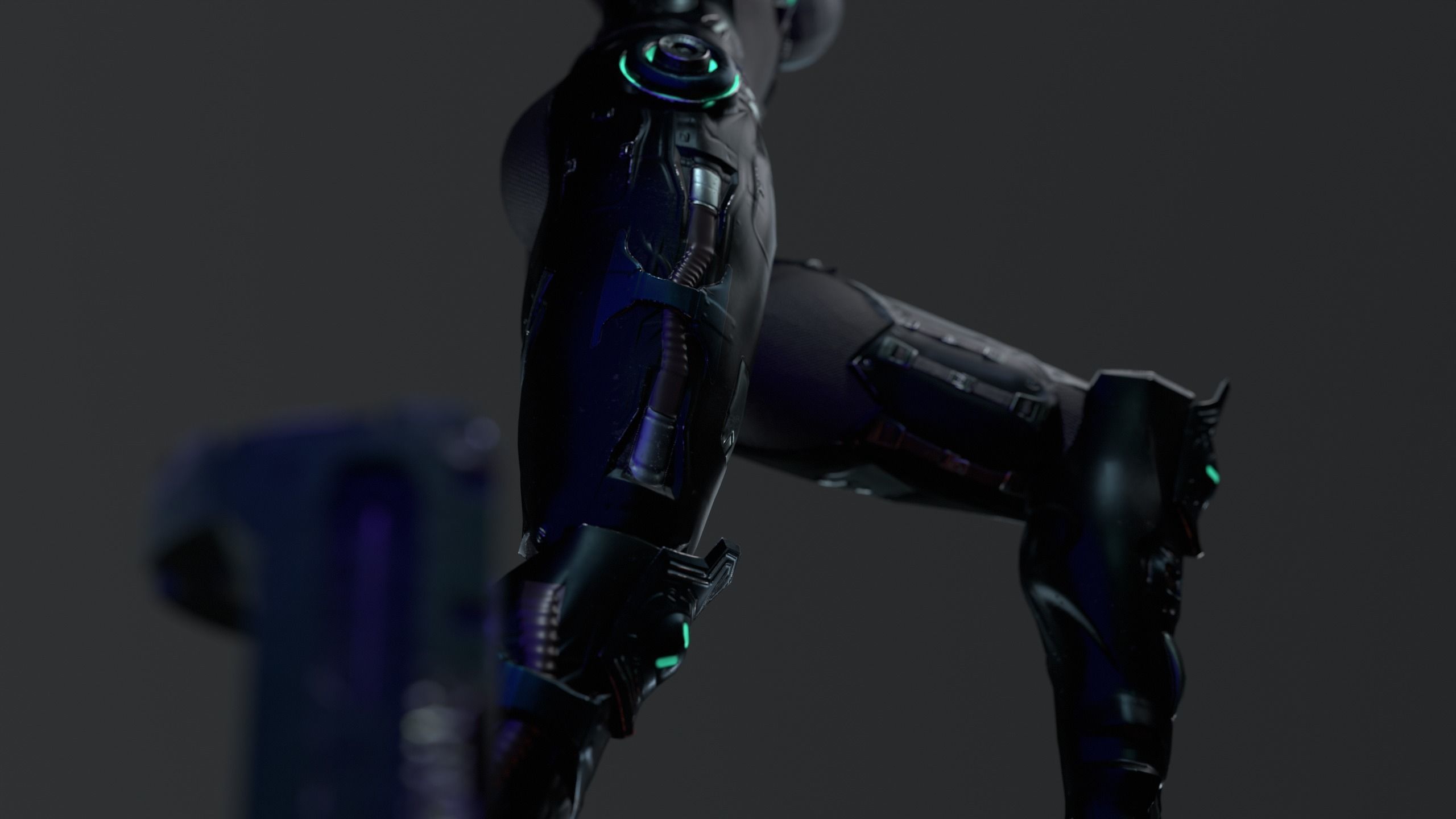 3D model Vicky Female Sci-fi Character Free Rig VR / AR / low-poly ...