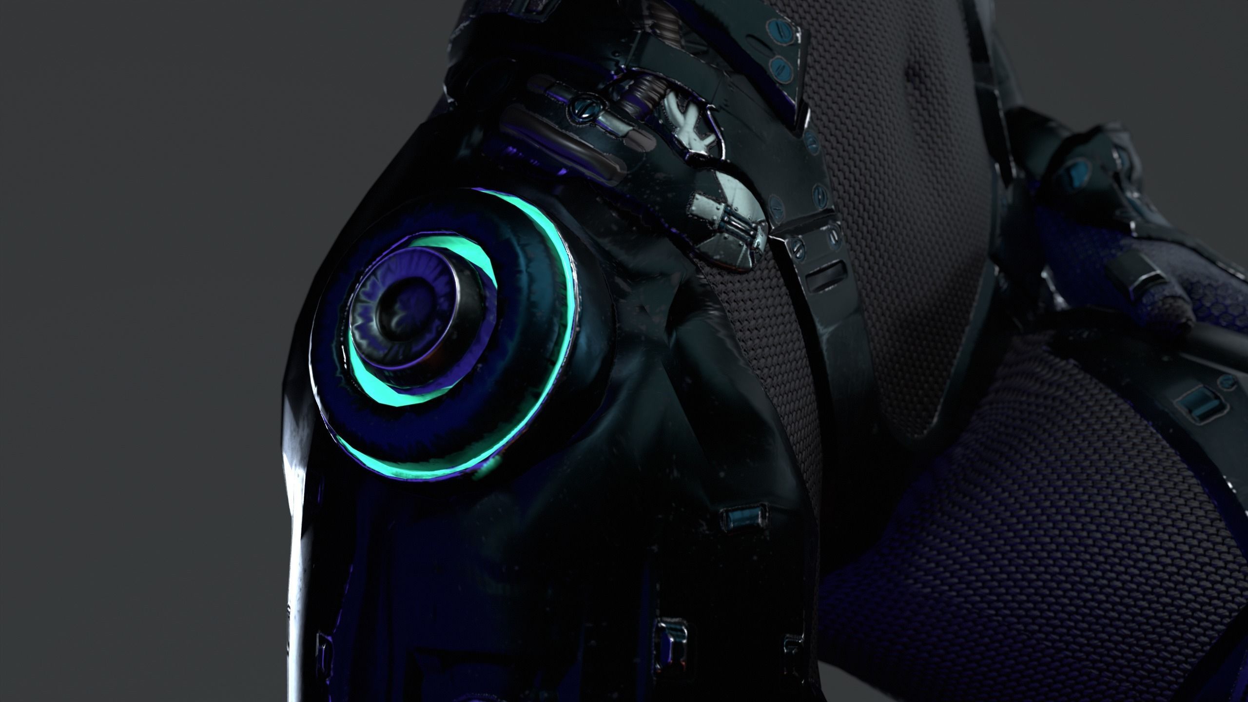 3D model Vicky Female Sci-fi Character Free Rig VR / AR / low-poly ...