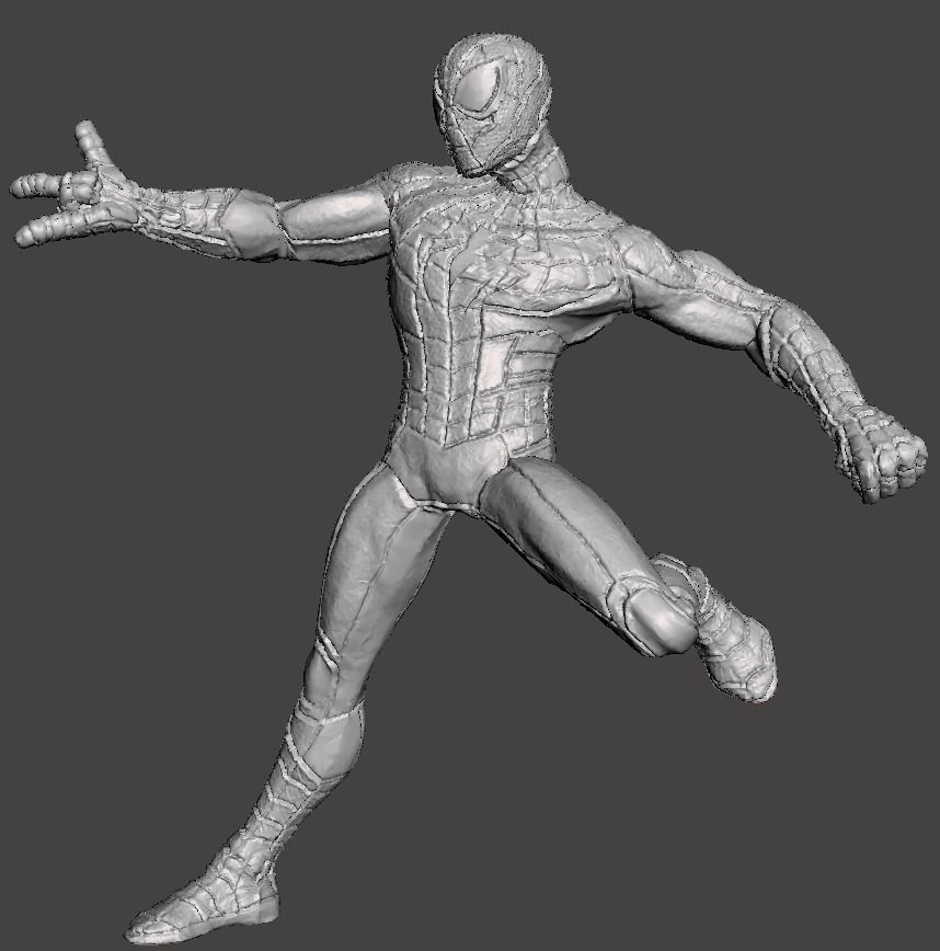 Spiderman 3d printing STL ready model marvels 3D model 3D printable ...