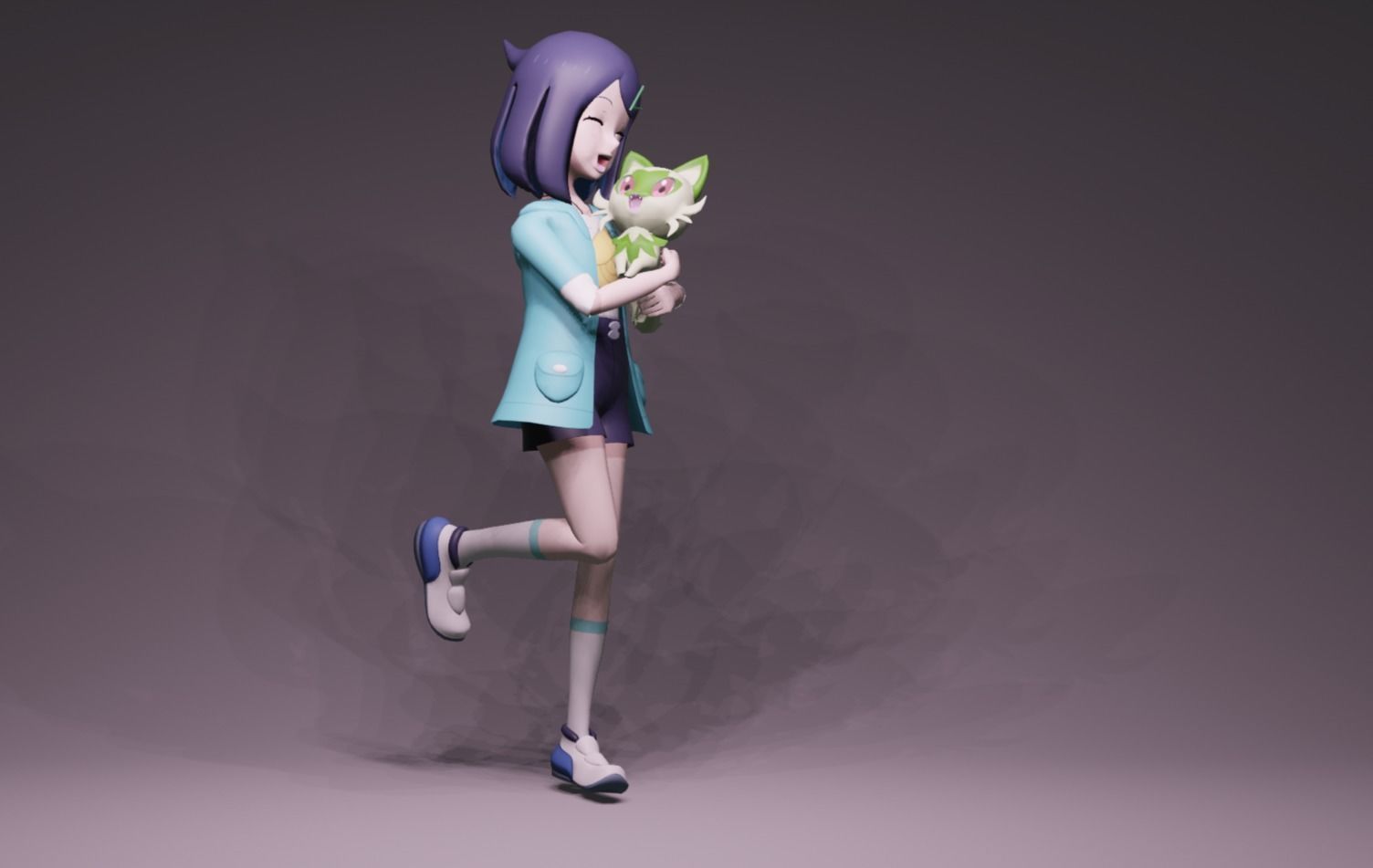 Anime Character - PML Liko 3D model | CGTrader