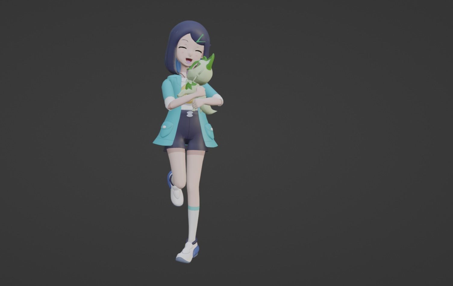 Anime Character - PML Liko 3D model | CGTrader