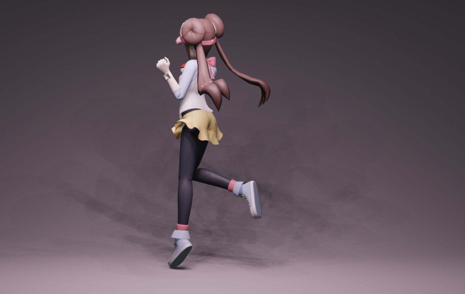 Anime Character - Rosa 3D model | CGTrader