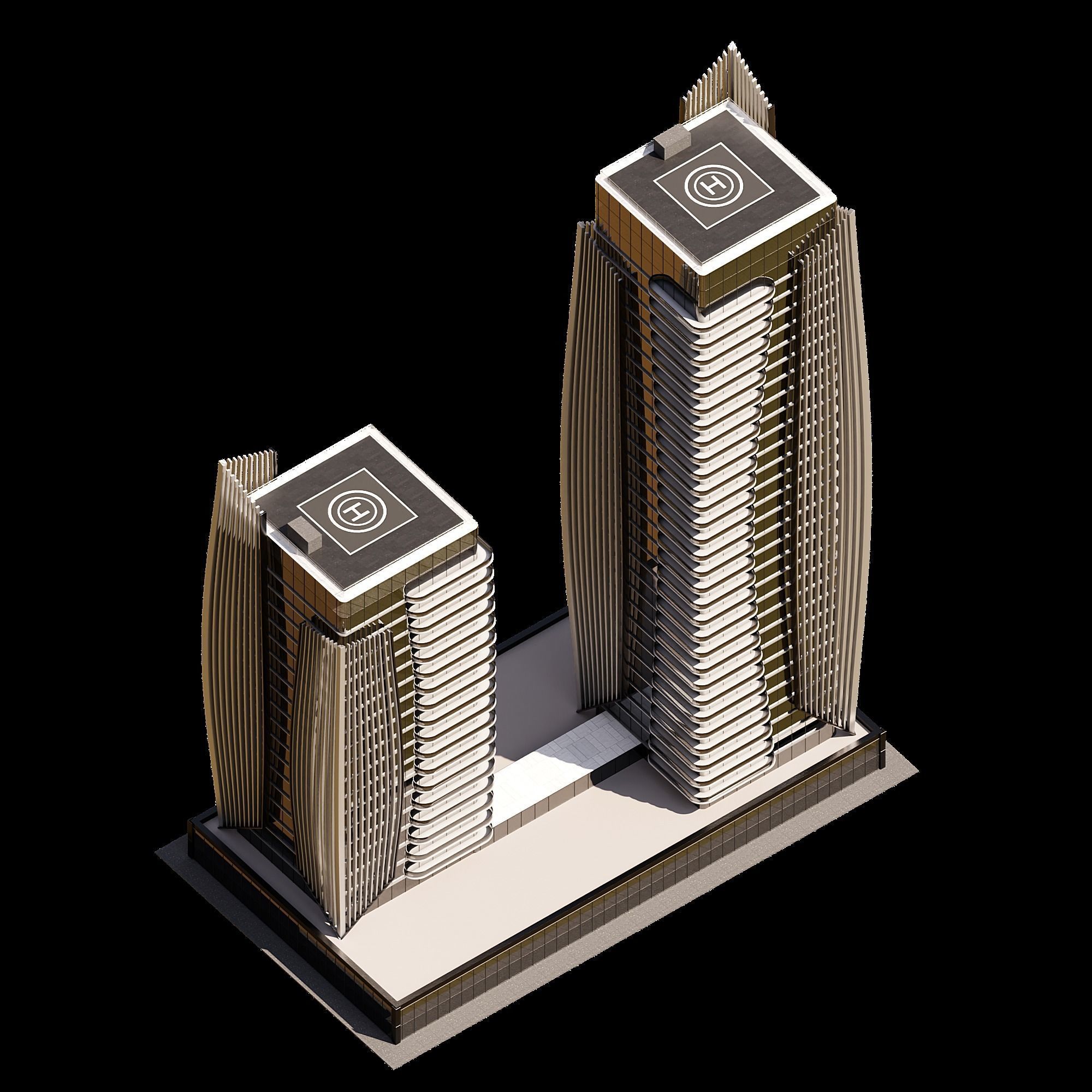 15 High-Rise Building 3D model | CGTrader