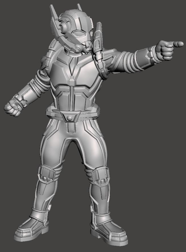 Hank Pym standing Action STL Model 3D model 3D printable | CGTrader