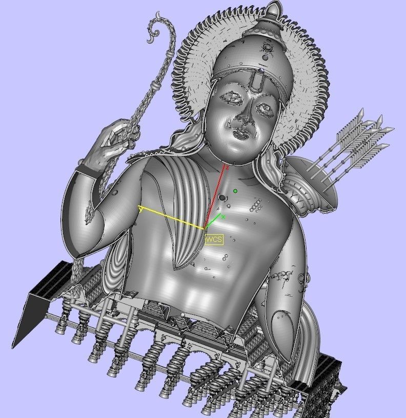ram mandir 3D model 3D printable | CGTrader