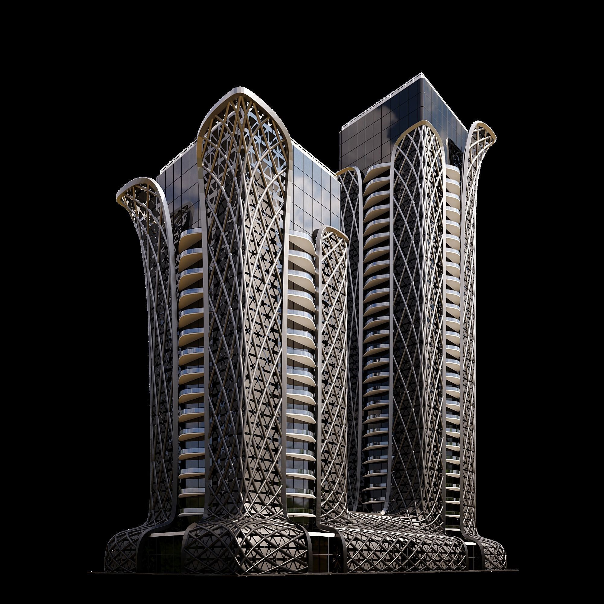 High-Rise Building free 3D model | CGTrader