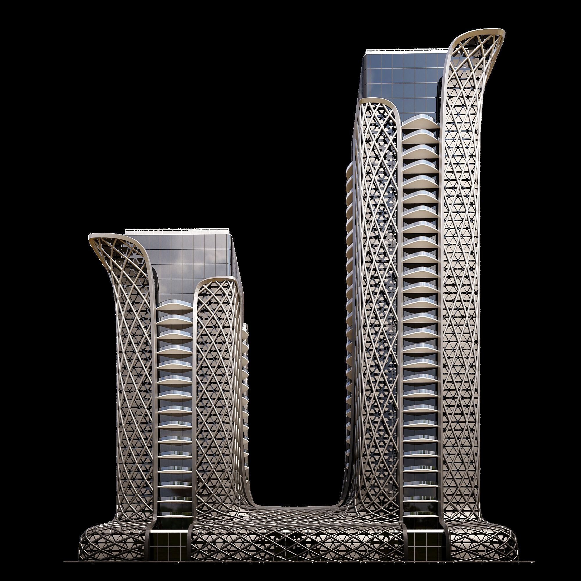 High-Rise Building free 3D model | CGTrader