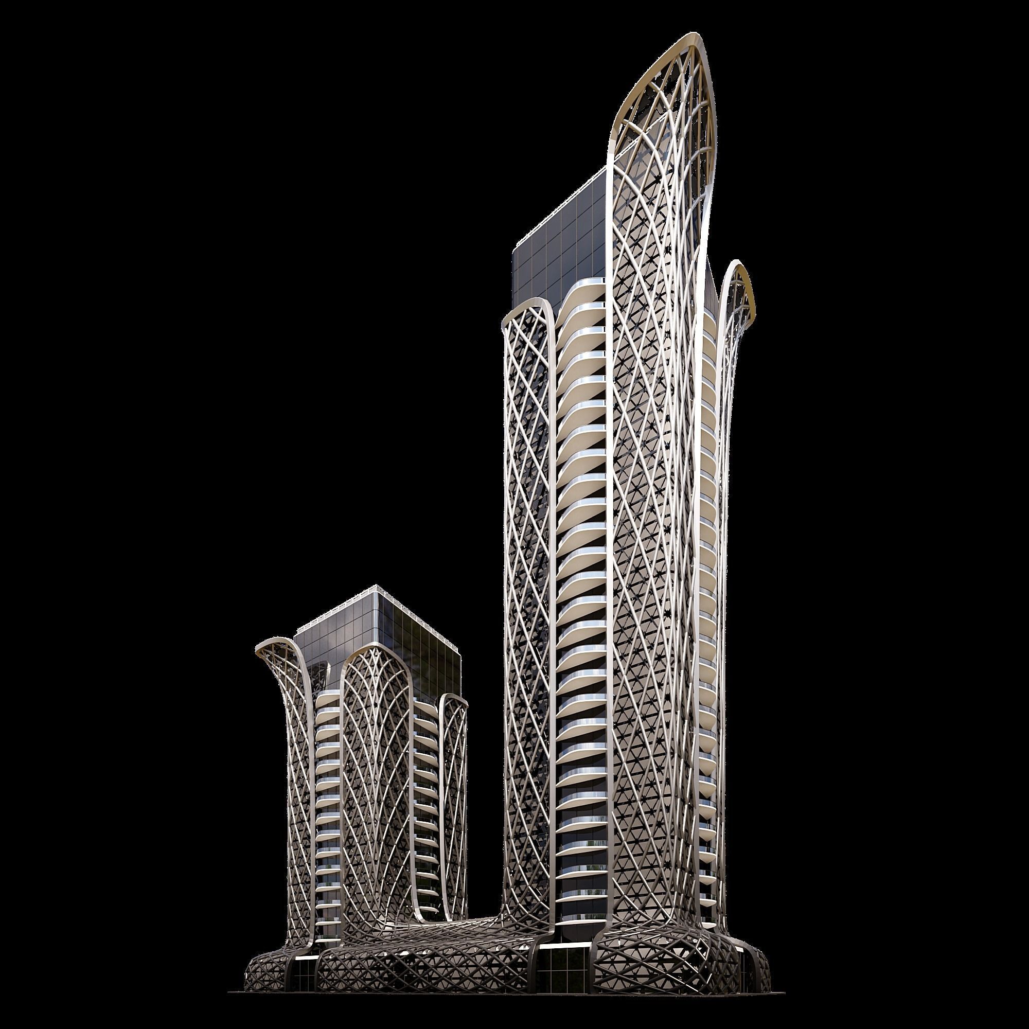 High-Rise Building free 3D model | CGTrader