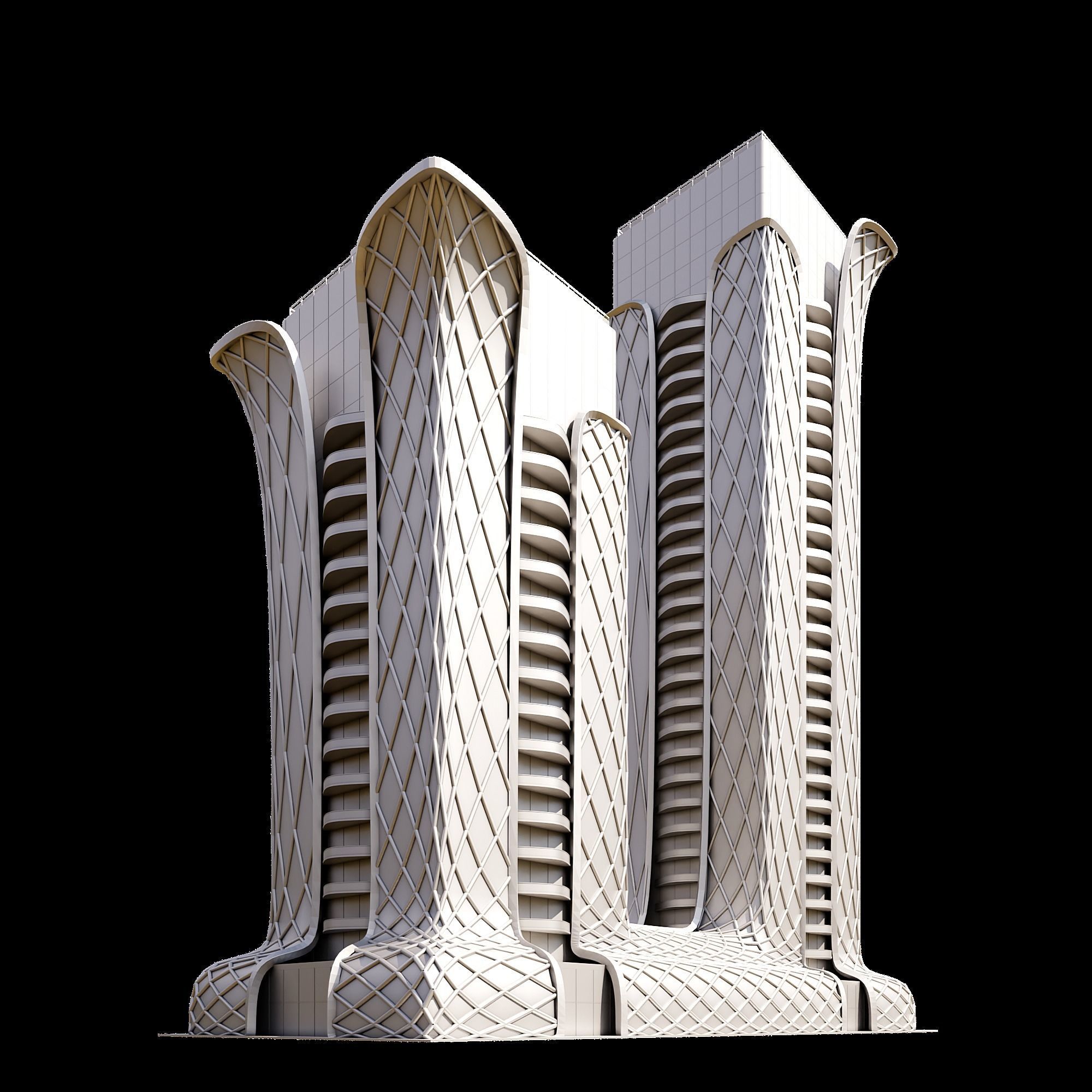 High-Rise Building free 3D model | CGTrader