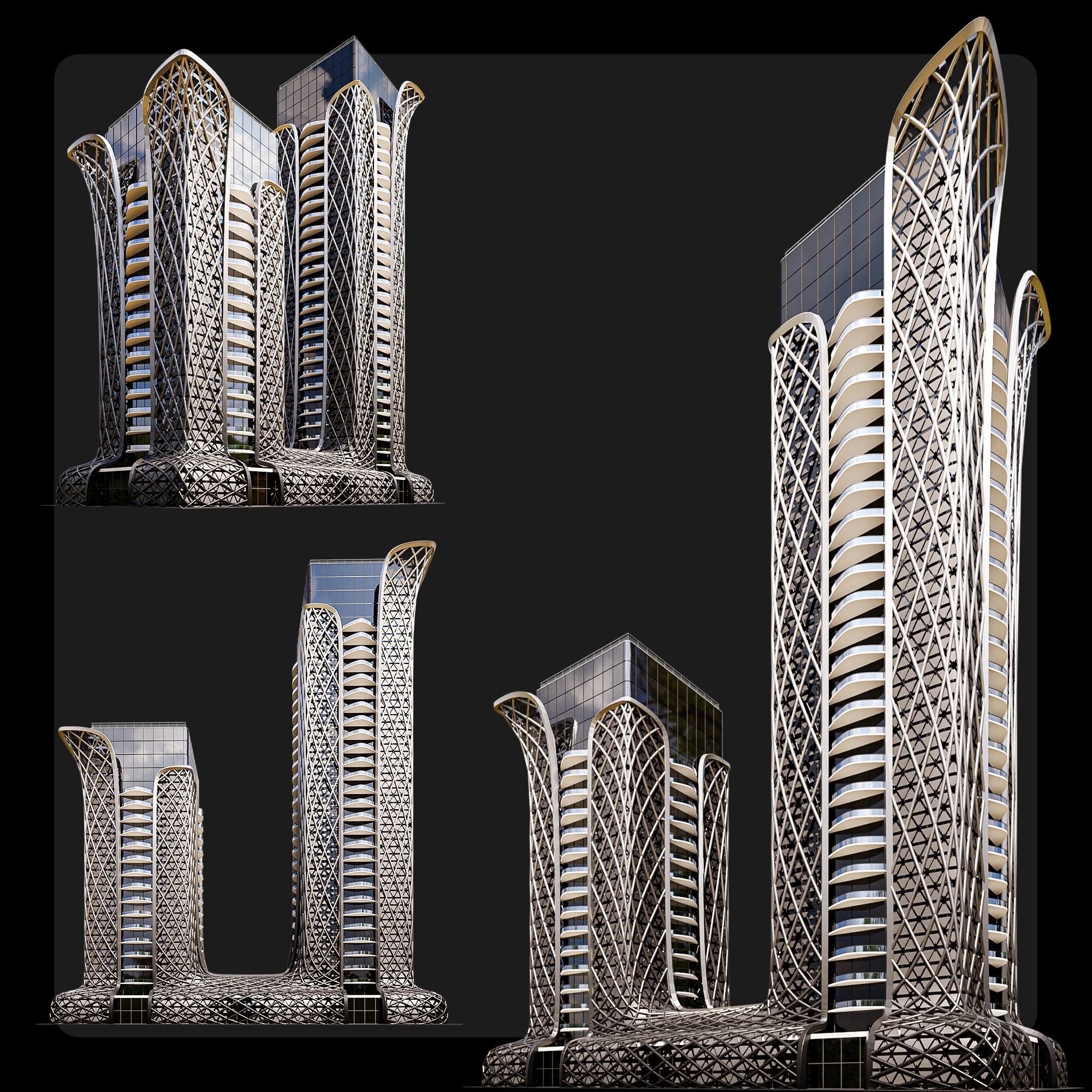 High-Rise Building free 3D model | CGTrader