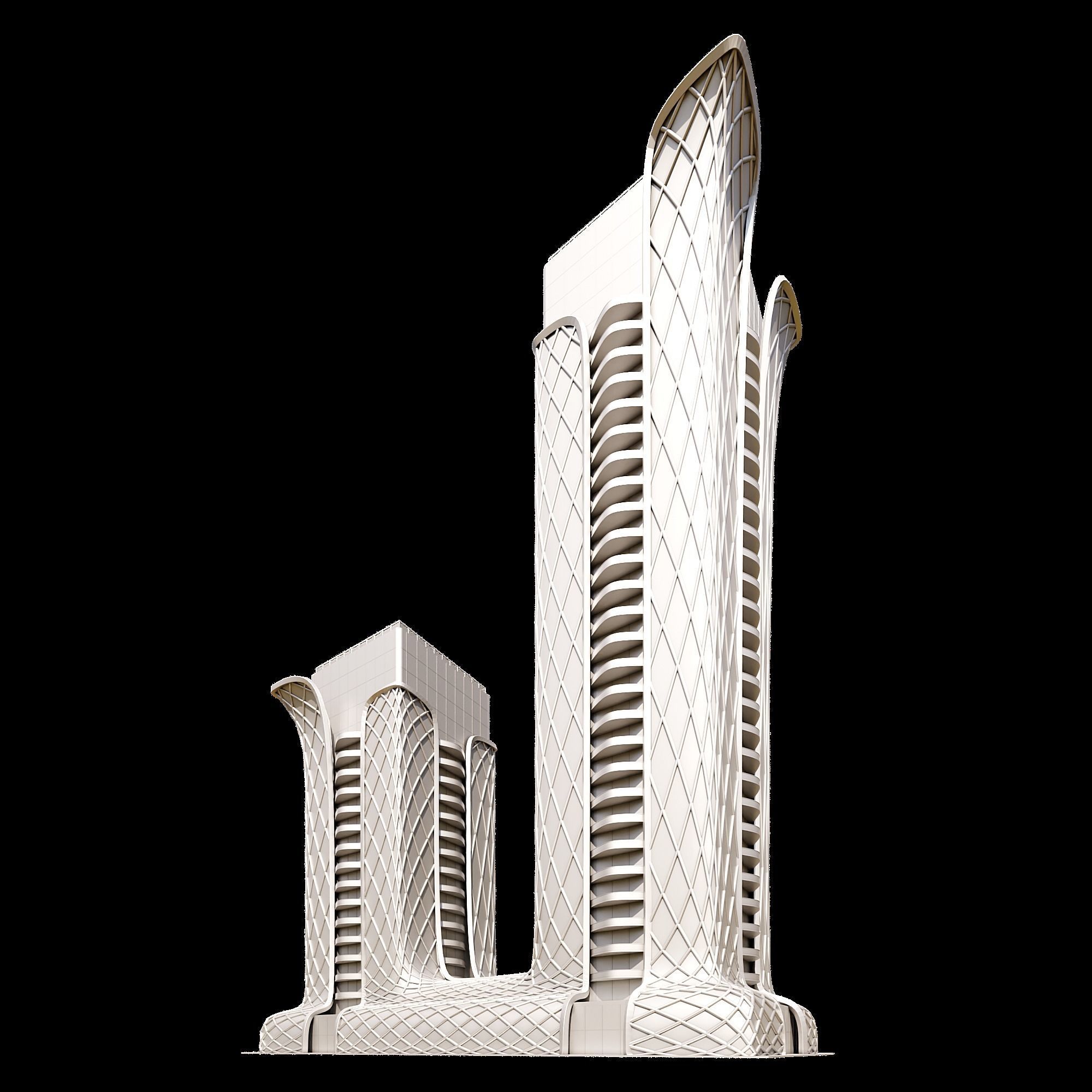 High-Rise Building free 3D model | CGTrader