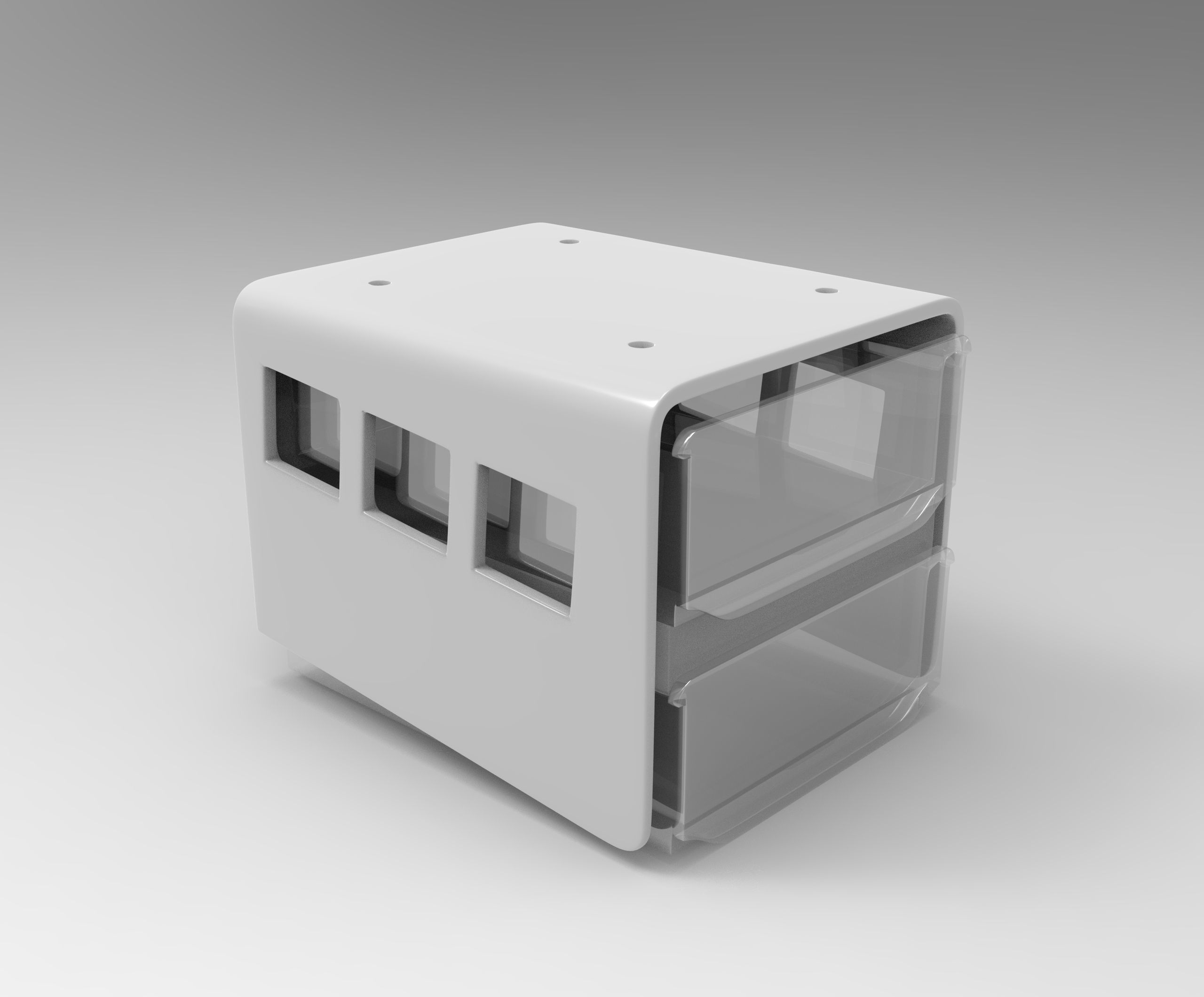 Under Desk Drawer 3d Model OBJ files 3D model | CGTrader