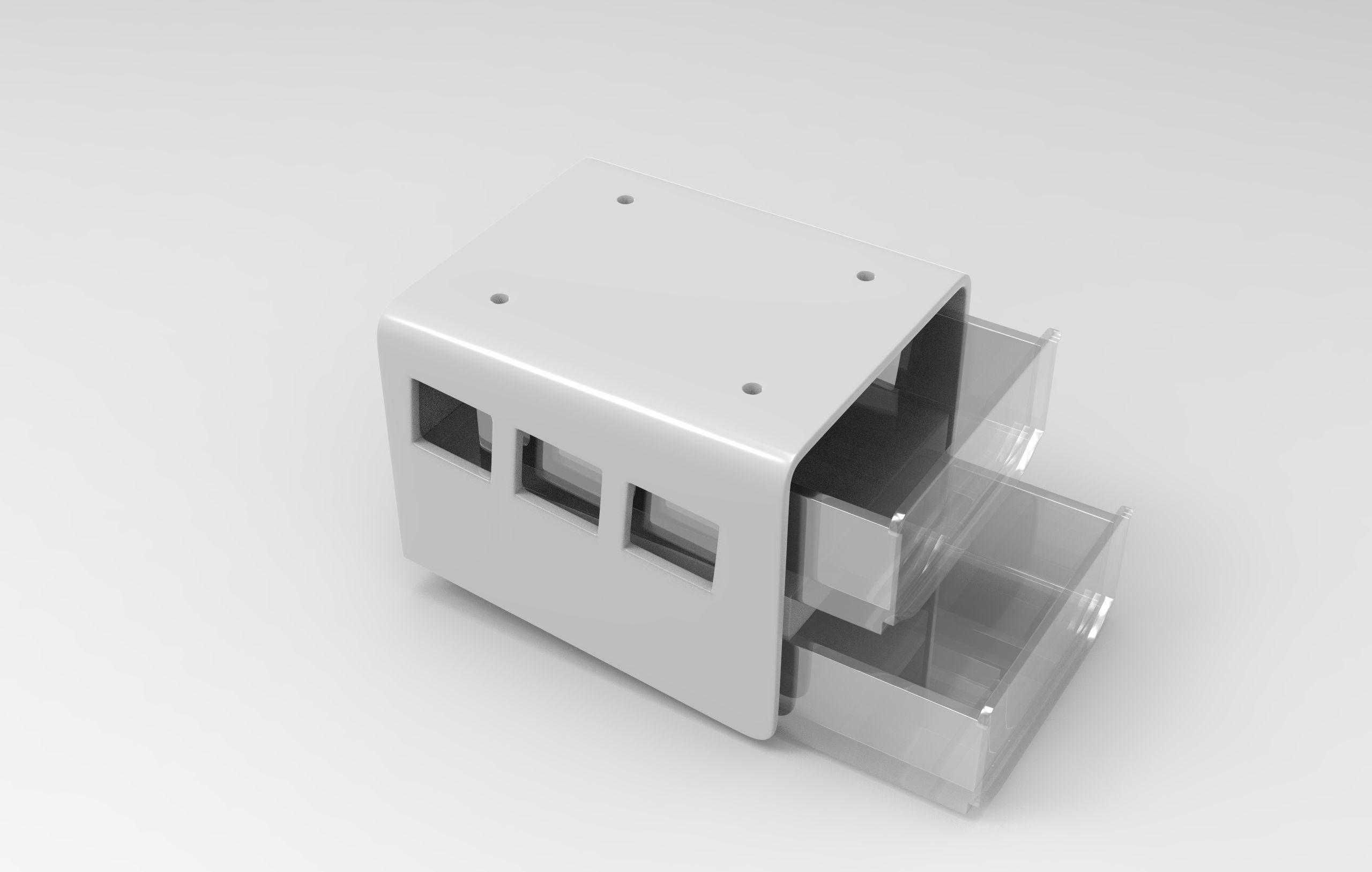 Under Desk Drawer 3d Model OBJ files 3D model | CGTrader