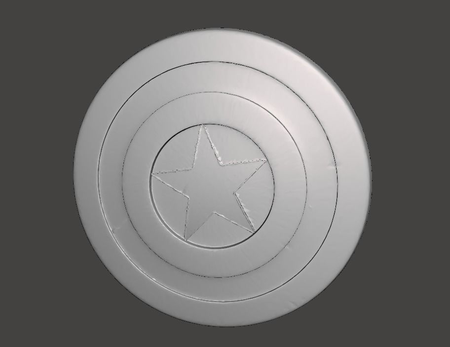 Captain America shield model ready for 3d printing 3D model 3D ...