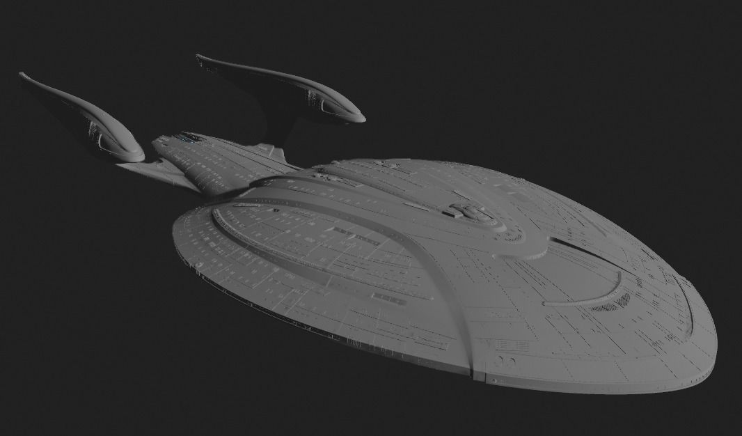 odyssey class picard version print file 3D model 3D printable | CGTrader