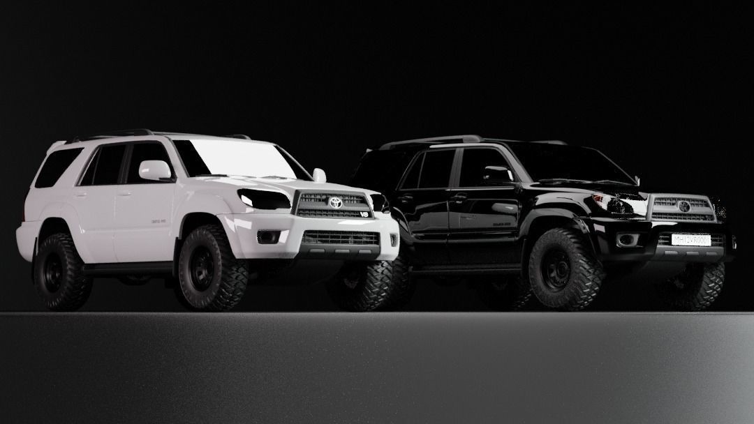 3D model Toyota 4th Gen 4Runner VR / AR / low-poly | CGTrader