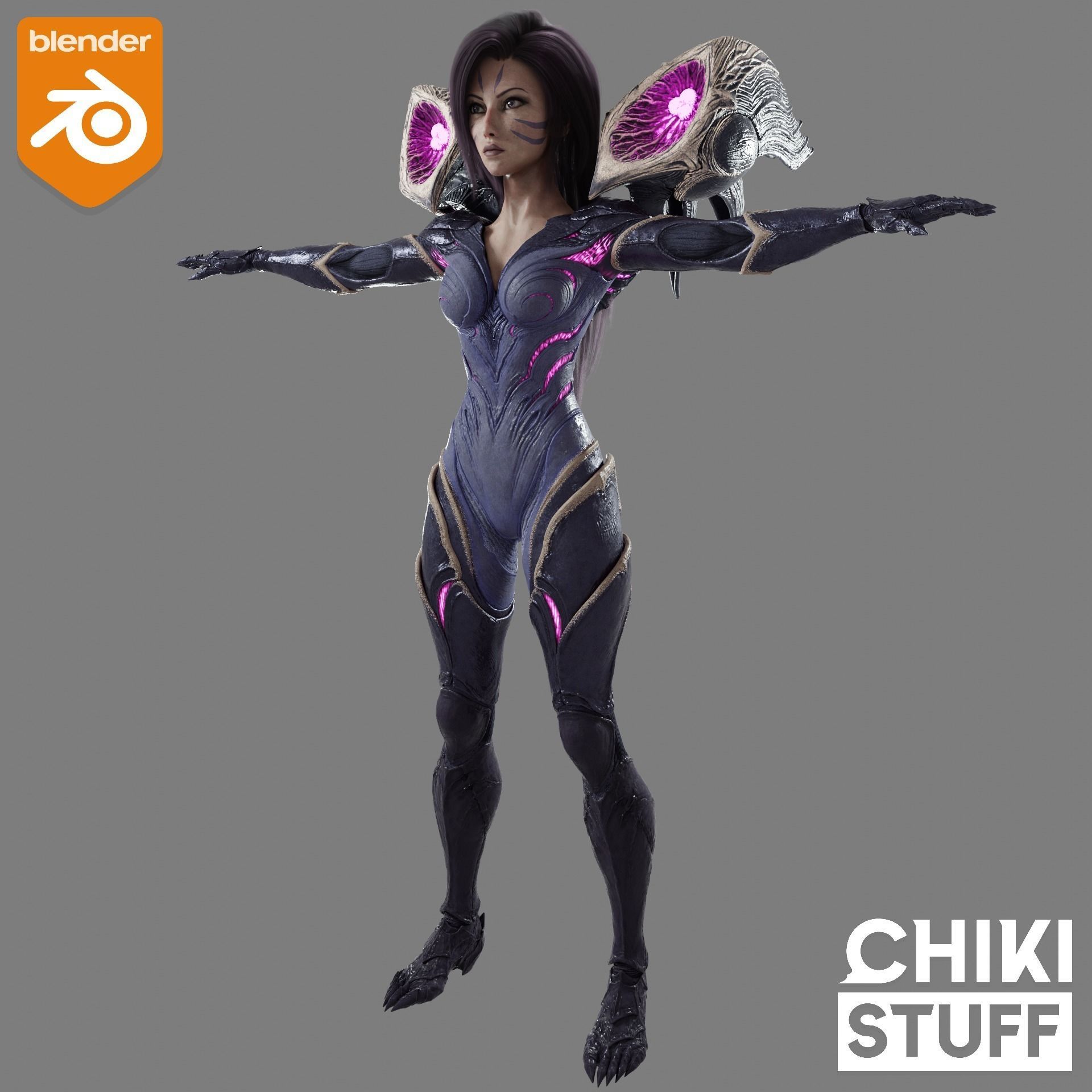Kaisa Cinematic High-Poly 3D Model 3D model rigged | CGTrader