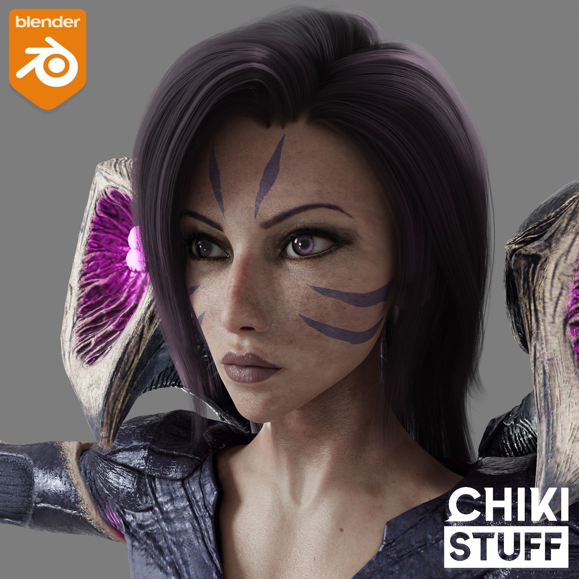 Kaisa Cinematic High-Poly 3D Model 3D model rigged | CGTrader