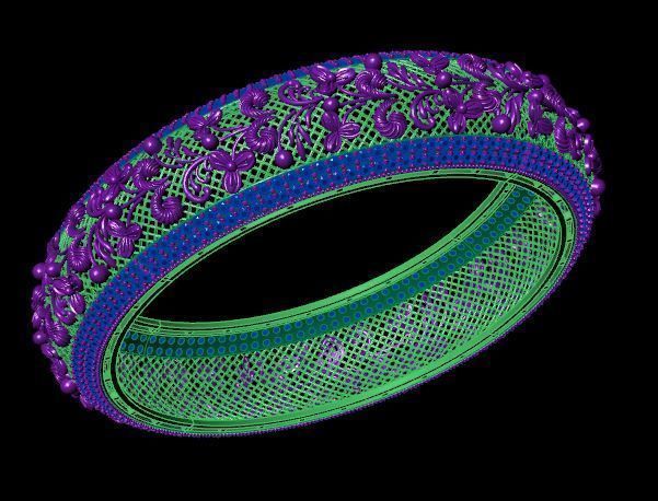 Bracelet 3D model 3D printable | CGTrader