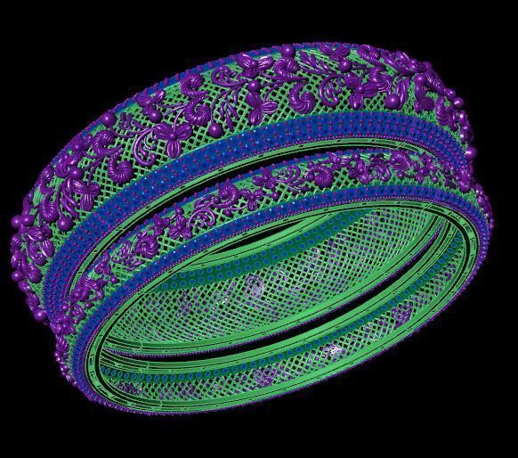 Bracelet 3D model 3D printable | CGTrader